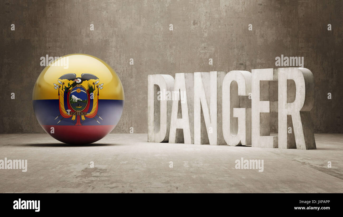 Ecuador High Resolution Danger Concept Stock Photo - Alamy