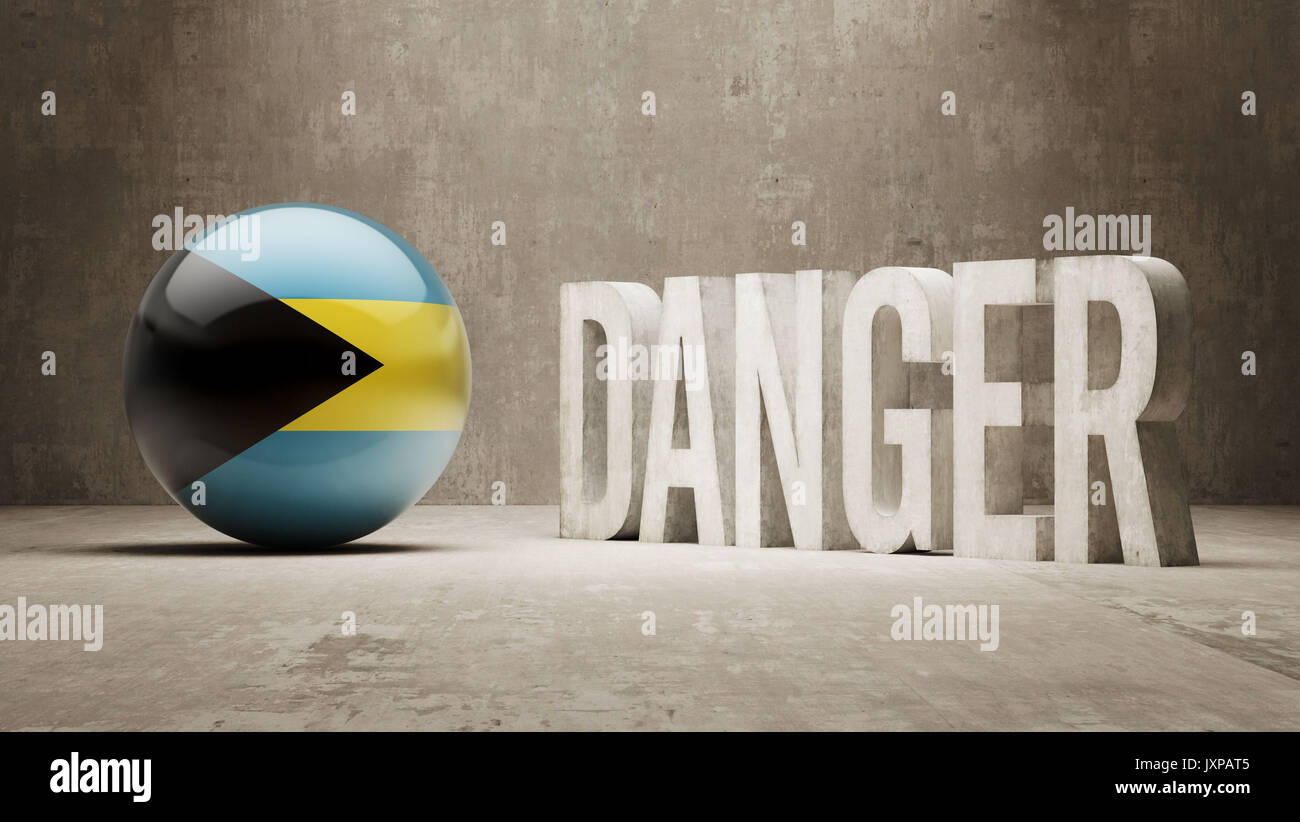 Bahamas High Resolution Danger Concept Stock Photo - Alamy