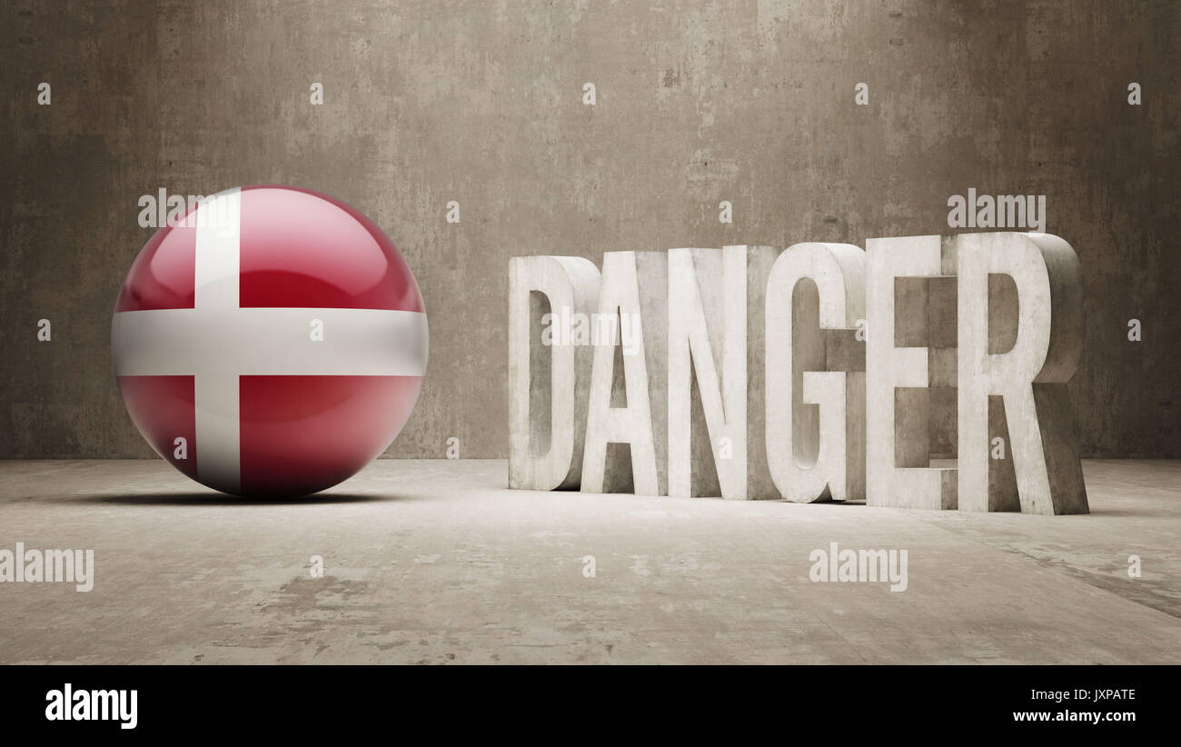 Denmark High Resolution Danger Concept Stock Photo - Alamy