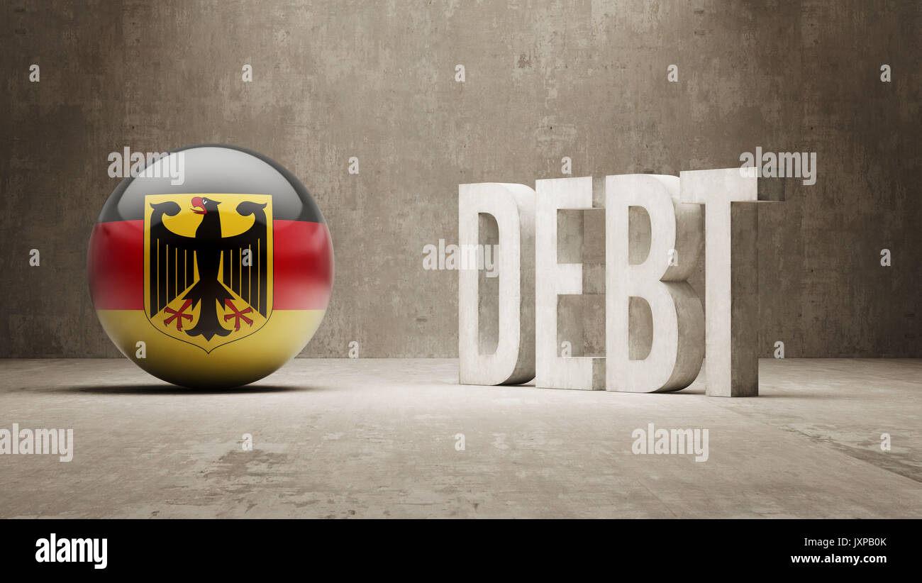 Germany High Resolution Debt Concept Stock Photo - Alamy