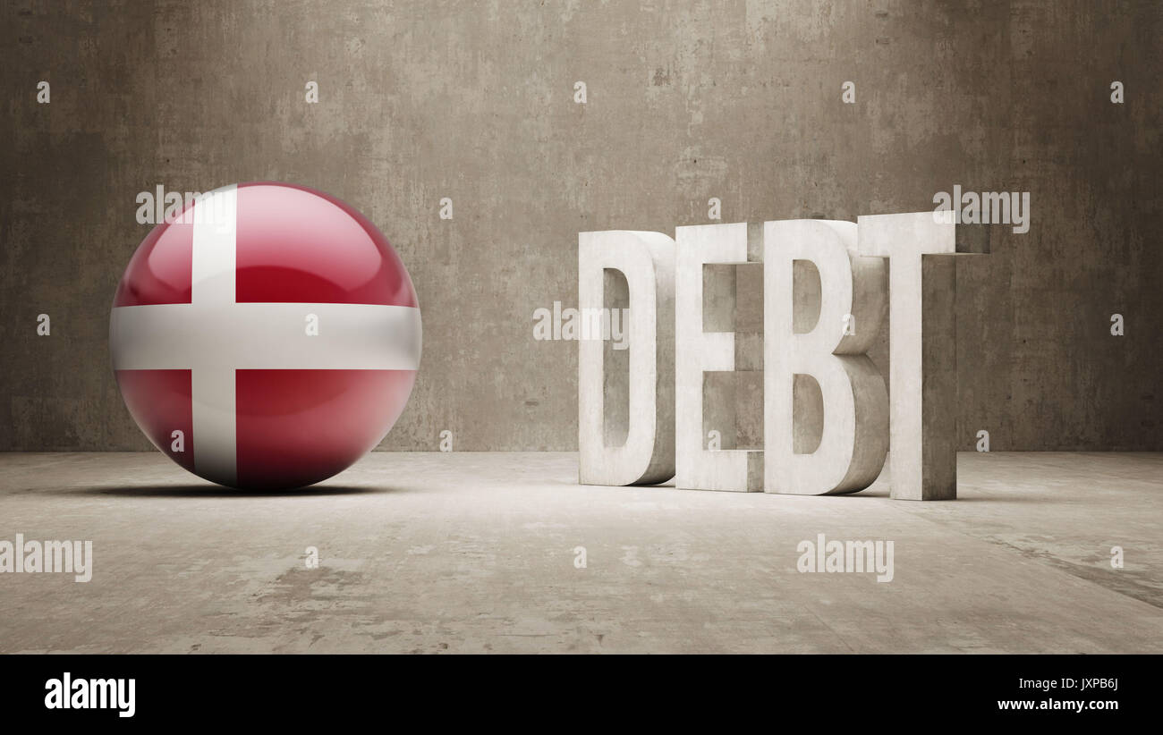 Denmark High Resolution Debt Concept Stock Photo - Alamy