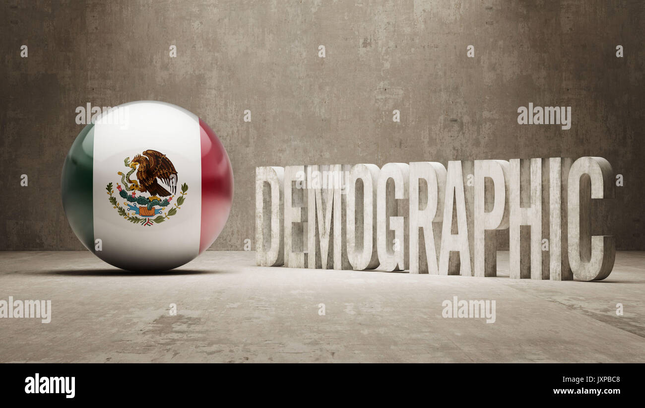 Mexico High Resolution Demographic Concept Stock Photo - Alamy
