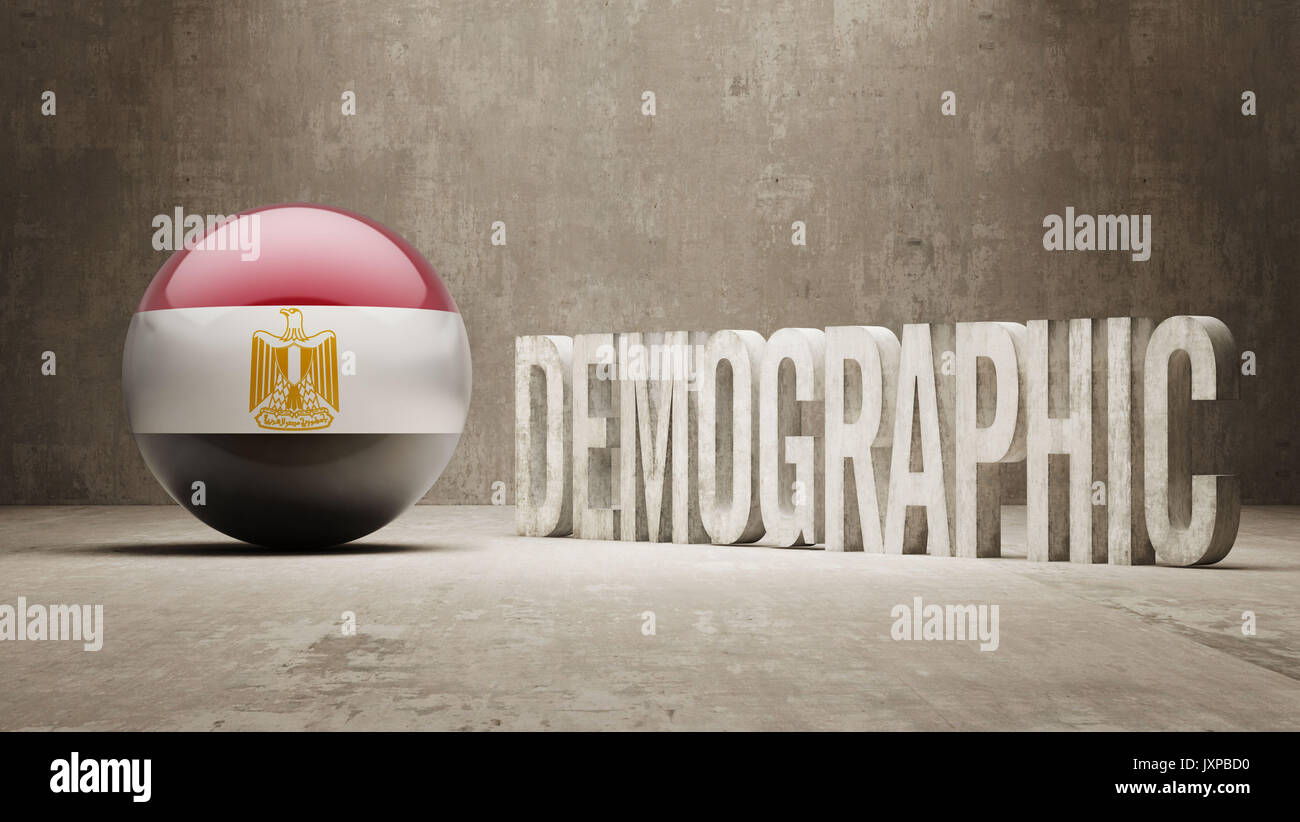 Egypt High Resolution Demographic Concept Stock Photo - Alamy