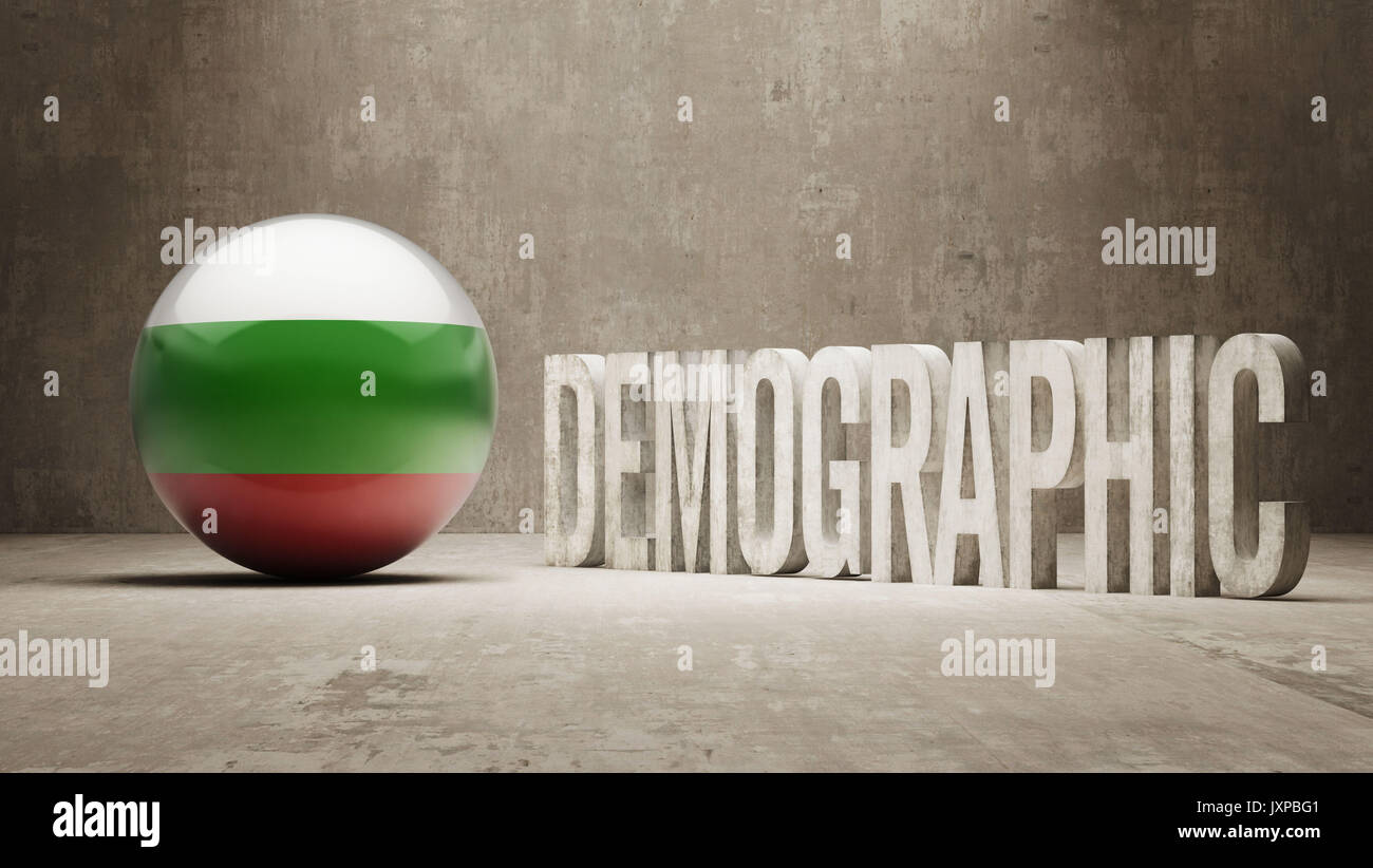 Bulgaria High Resolution Demographic Concept Stock Photo - Alamy