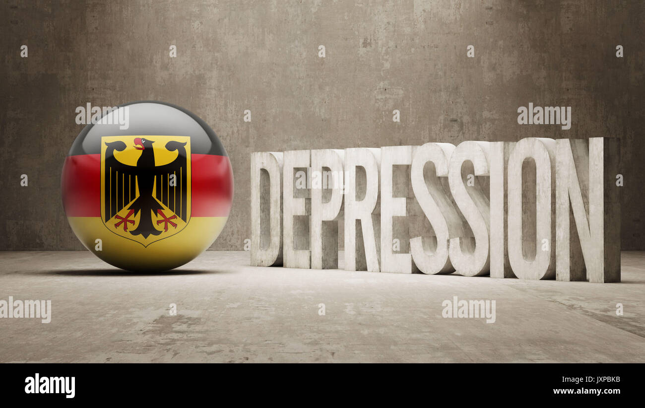 Germany High Resolution Depression Concept Stock Photo - Alamy