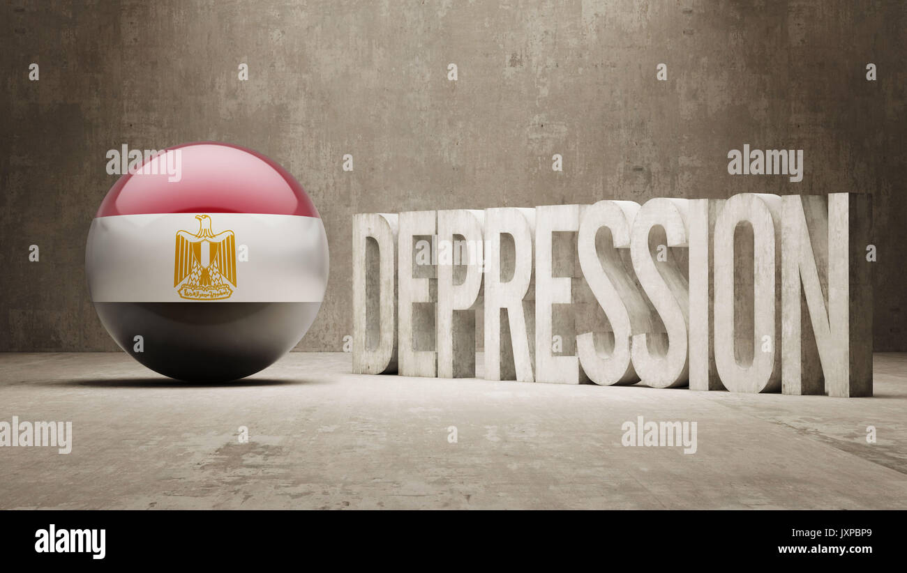Egypt High Resolution Depression Concept Stock Photo - Alamy