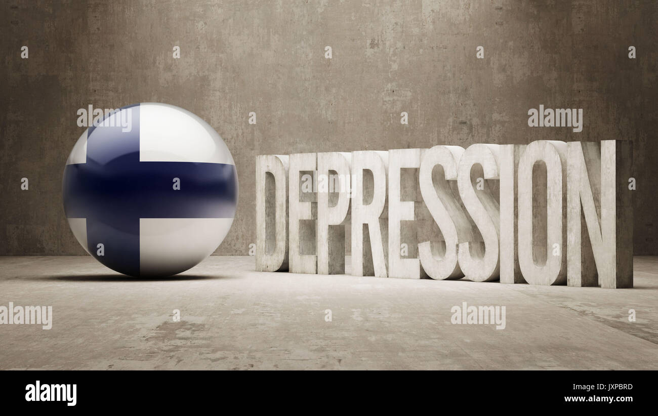Finland High Resolution Depression Concept Stock Photo - Alamy