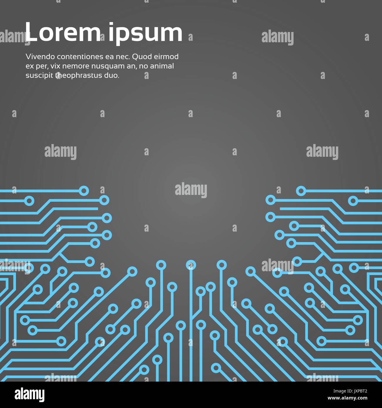 Cog Wheel Over Computer Chip Moterboard Background Network Data Center ...