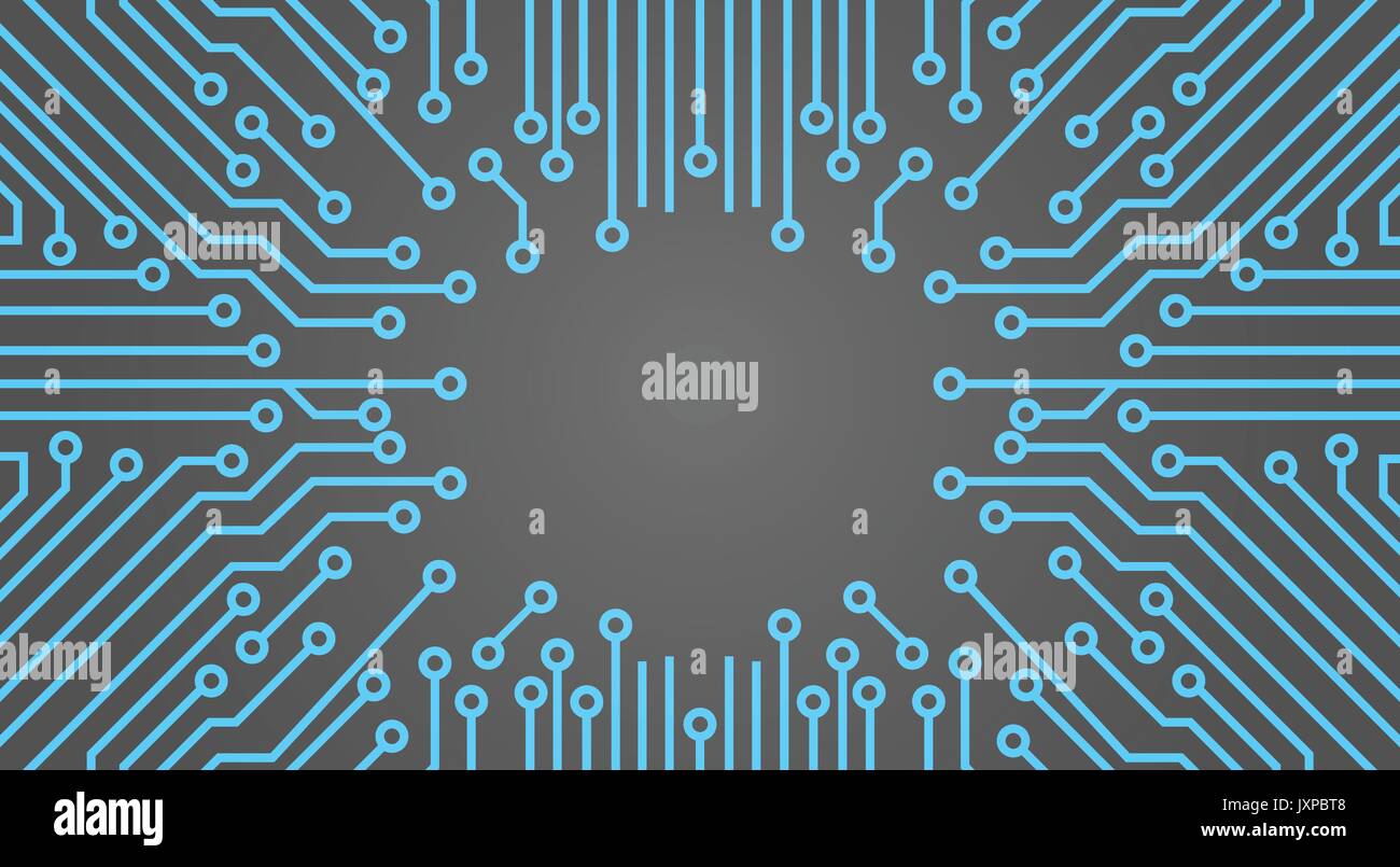 Cog Wheel Over Computer Chip Moterboard Background Network Data Center ...