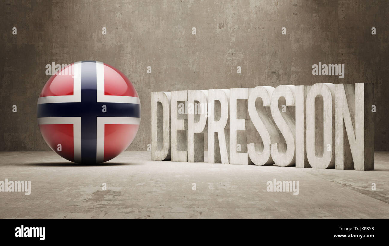Norway High Resolution Depression Concept Stock Photo - Alamy