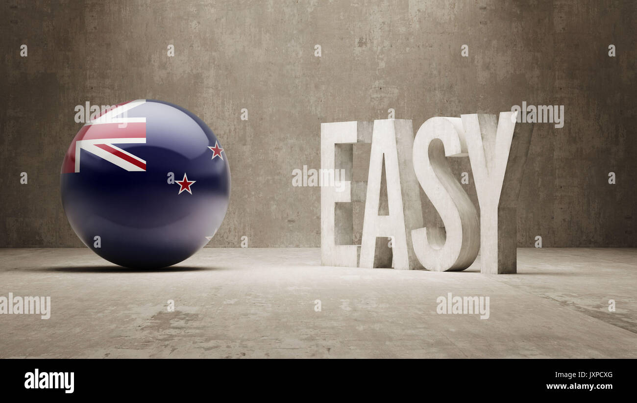 New Zealand High Resolution Easy Concept Stock Photo - Alamy