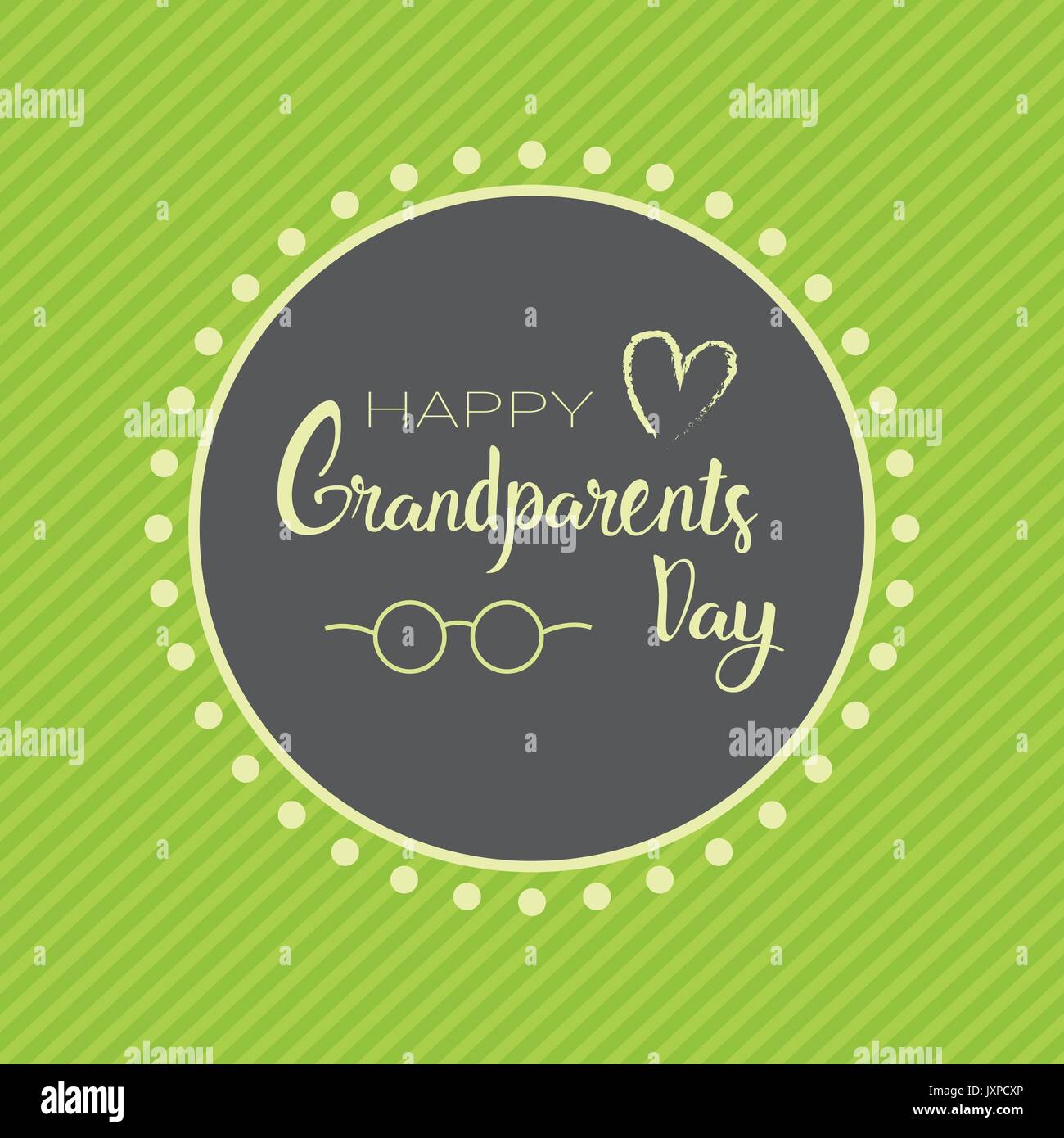 Happy Grandparents Day Greeting Card Banner Stock Vector Image & Art ...