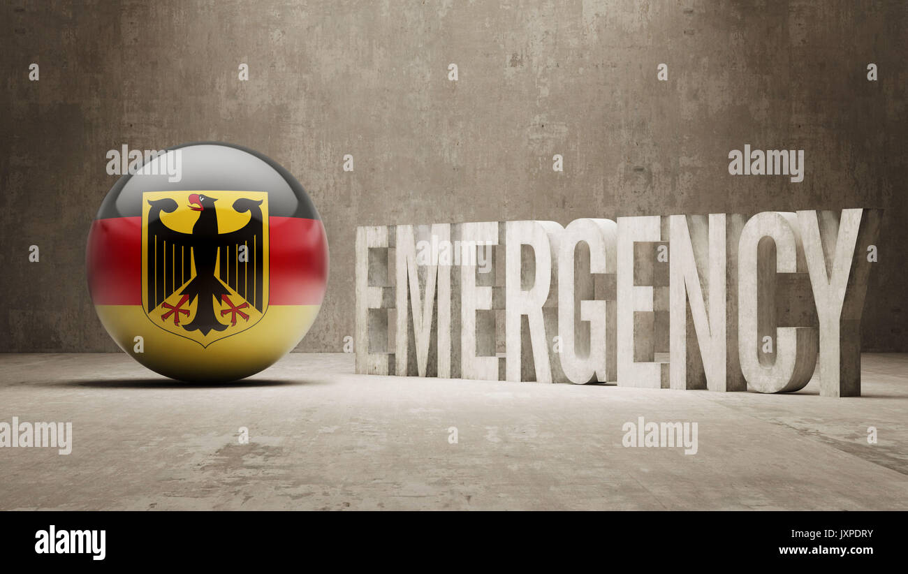 Germany High Resolution Emergency Concept Stock Photo - Alamy