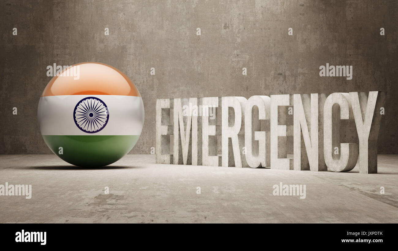India High Resolution Emergency Concept Stock Photo - Alamy