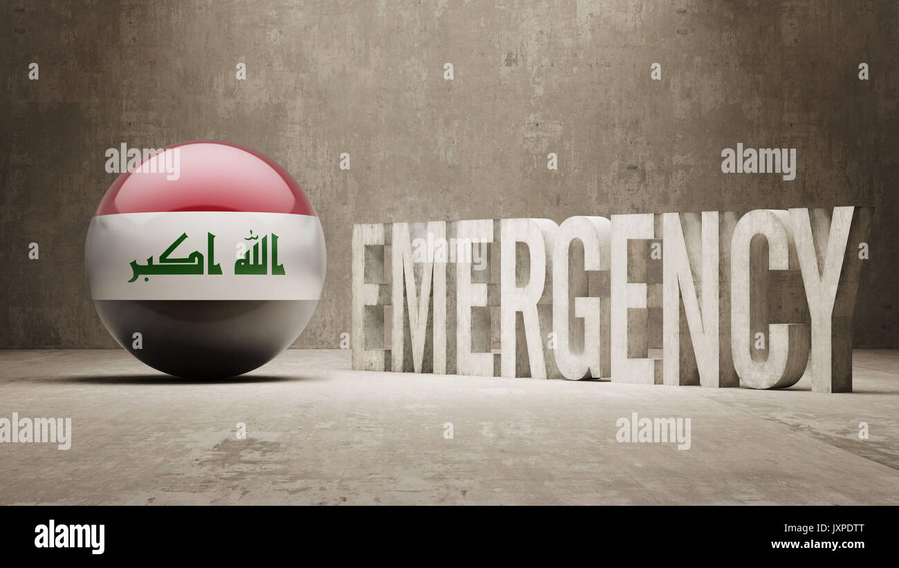 Iraq High Resolution Emergency Concept Stock Photo - Alamy
