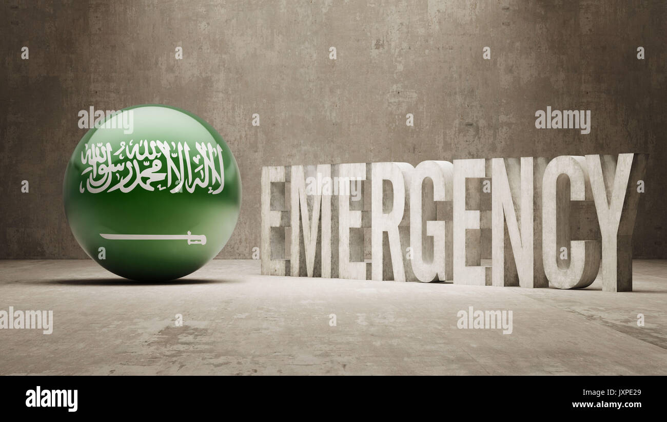 Saudi Arabia High Resolution Emergency Concept Stock Photo - Alamy