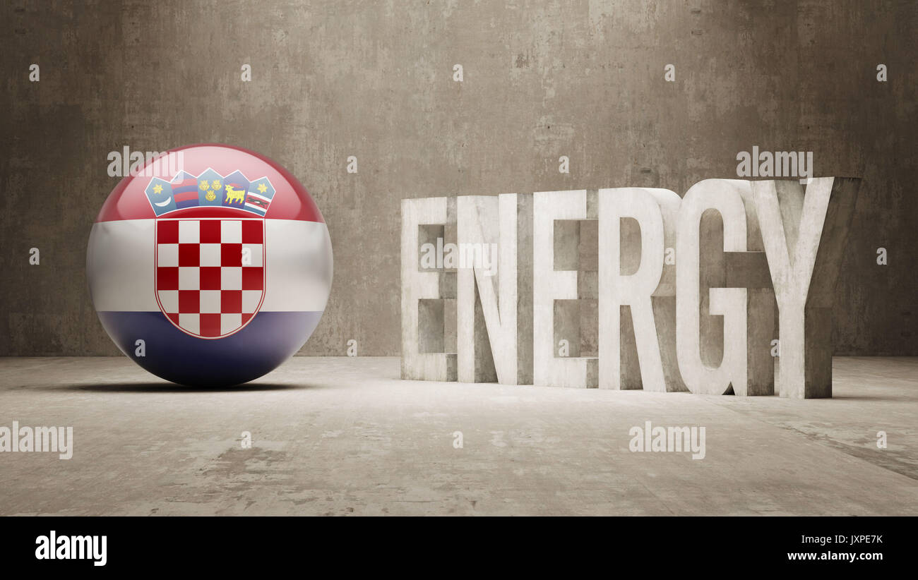 Croatia High Resolution Energy Concept Stock Photo - Alamy
