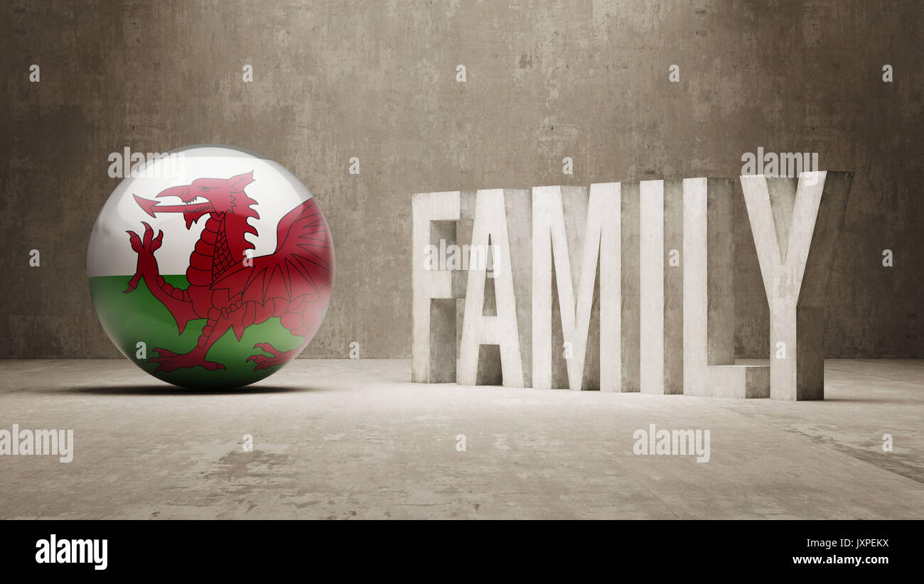 Wales High Resolution Family Concept Stock Photo - Alamy