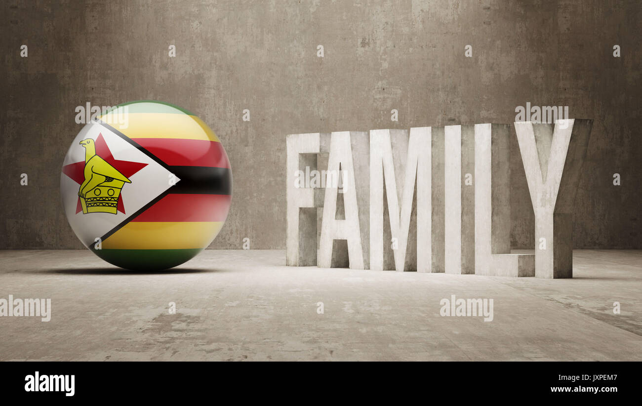 Zimbabwe High Resolution Family Concept Stock Photo - Alamy
