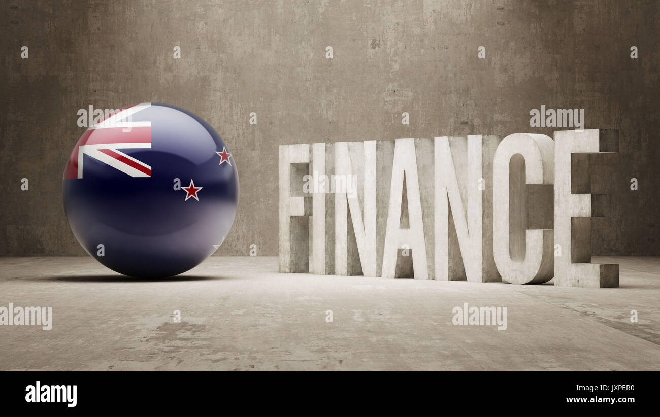 New Zealand High Resolution Finance Concept Stock Photo - Alamy