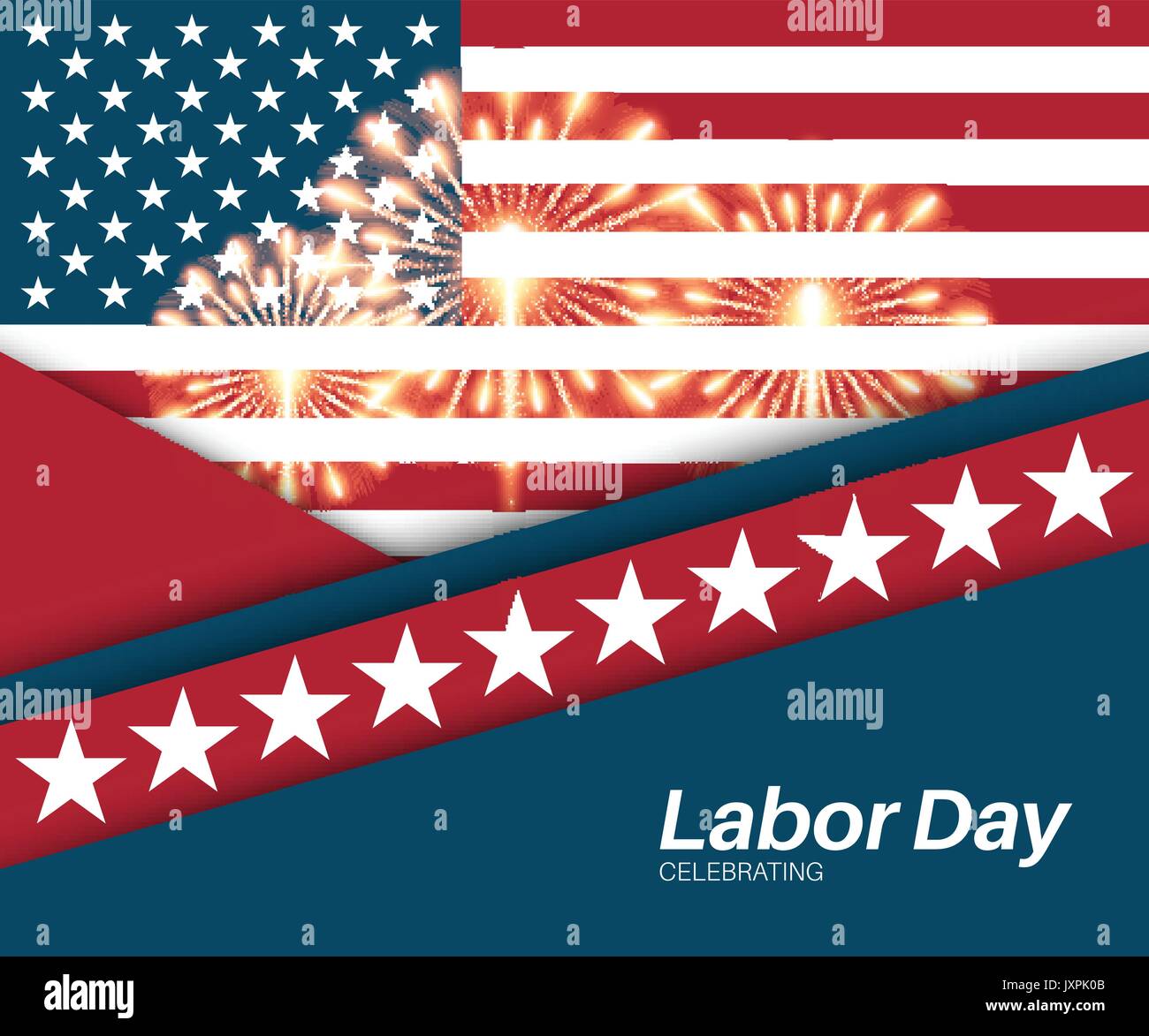 Labor day card design, vector illustration Stock Vector Image & Art - Alamy