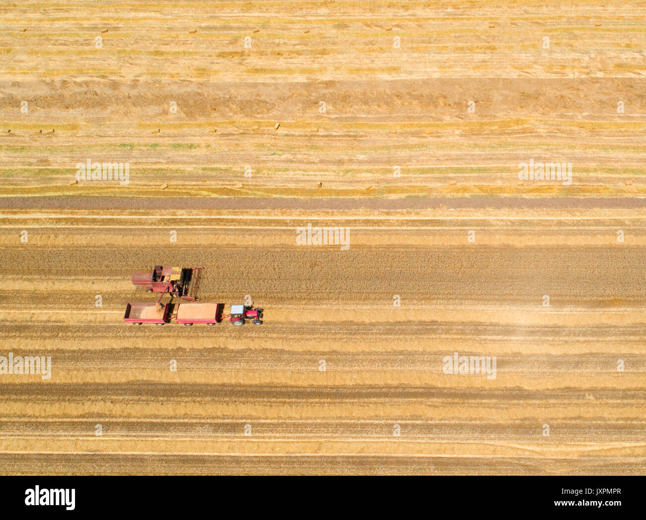 Tractor two trailers hi-res stock photography and images - Alamy