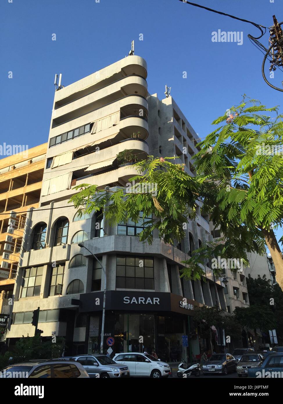 Buildings in Beirut, Lebanon, 2015 Stock Photo - Alamy