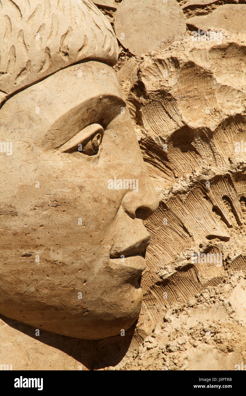 Bas relief sculpture man face hi-res stock photography and images - Alamy