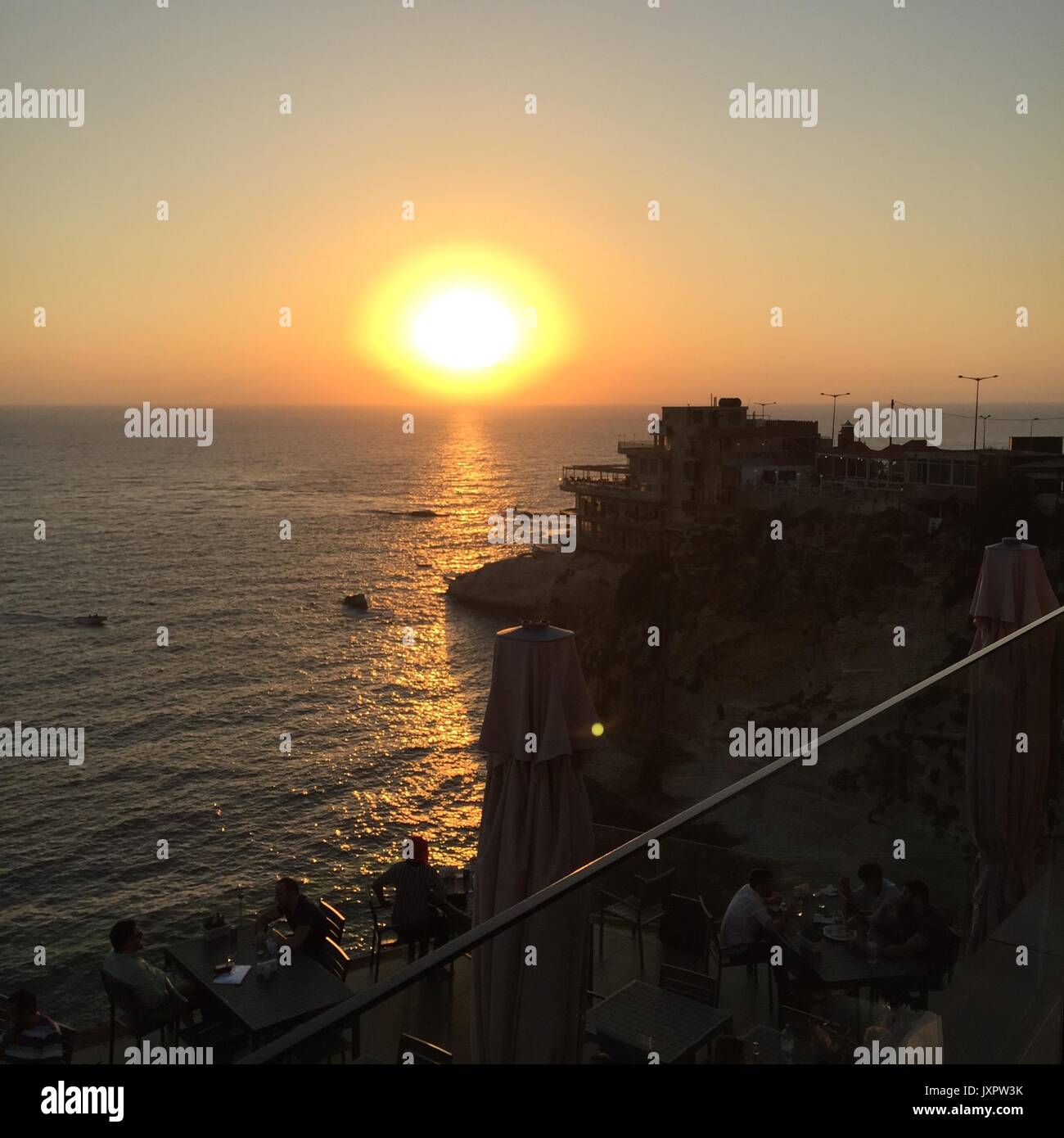 Raouché Rocks, Beirut, Lebanon Stock Photo - Alamy