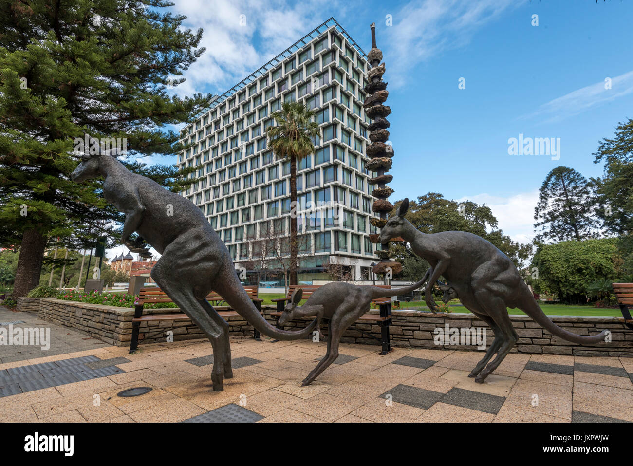 Kangaroo statue australia hi-res stock photography and images - Alamy