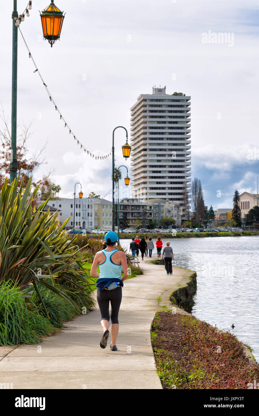 Lake merritt runner hi-res stock photography and images - Alamy