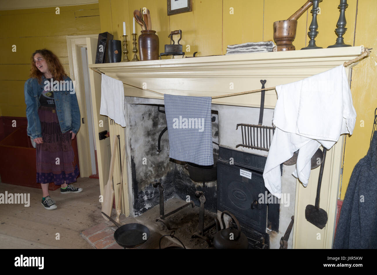 Kitchen in the 1836 Lighthouse at Cape Spear Stock Photo - Alamy
