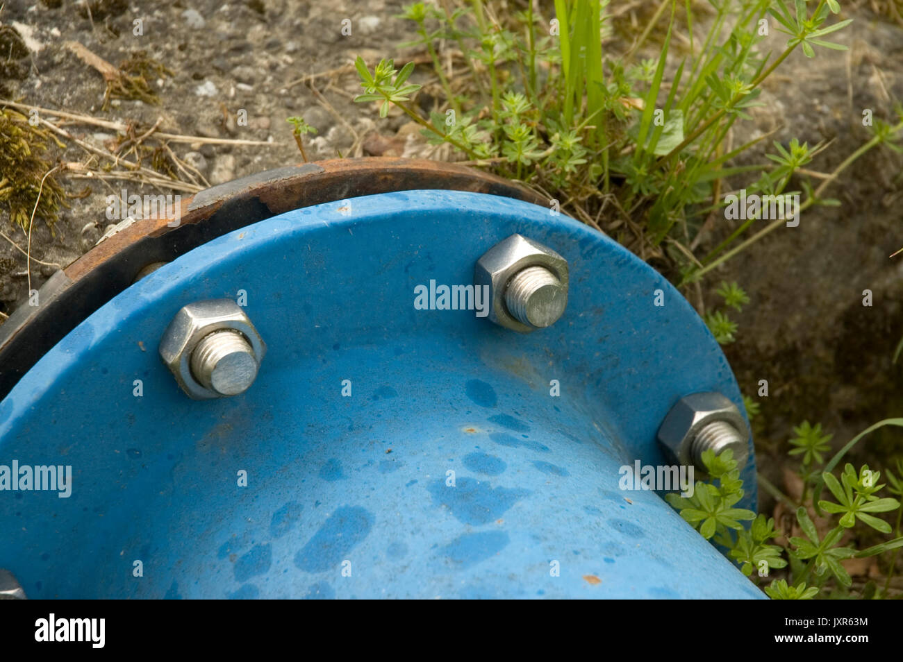 Blue water pipe hi-res stock photography and images - Alamy