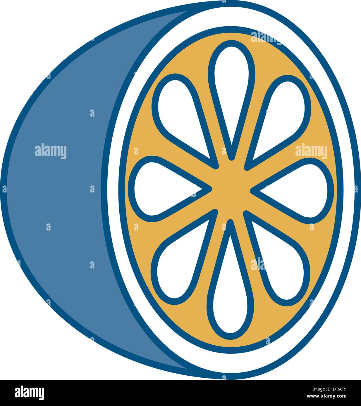 lemon slice icon Stock Vector Image & Art - Alamy