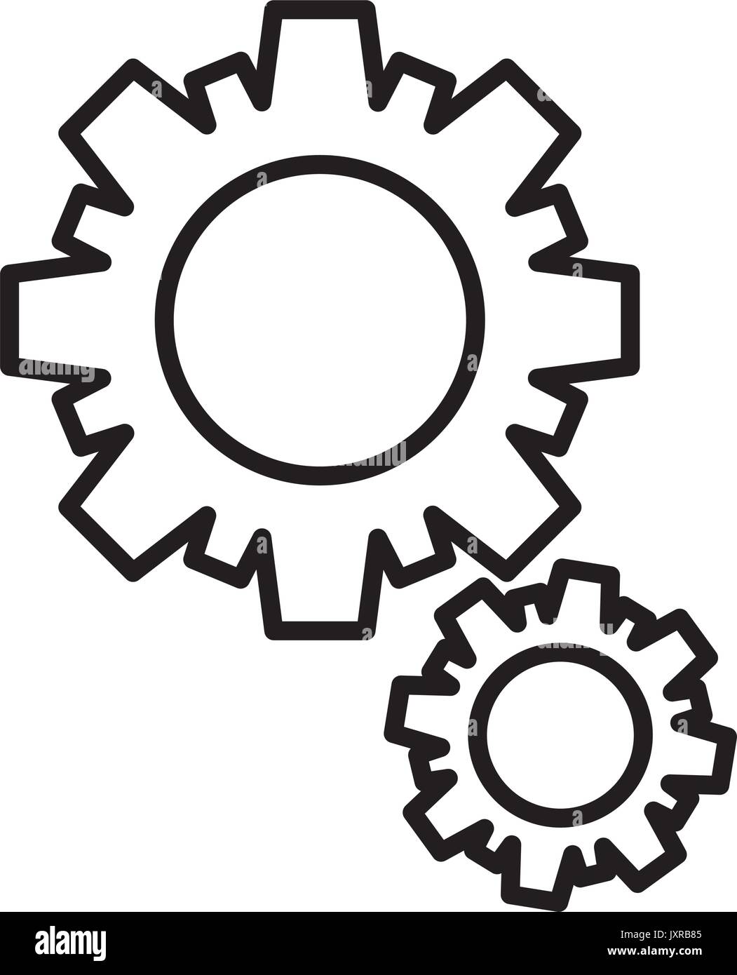 gear wheel icon Stock Vector Image & Art - Alamy
