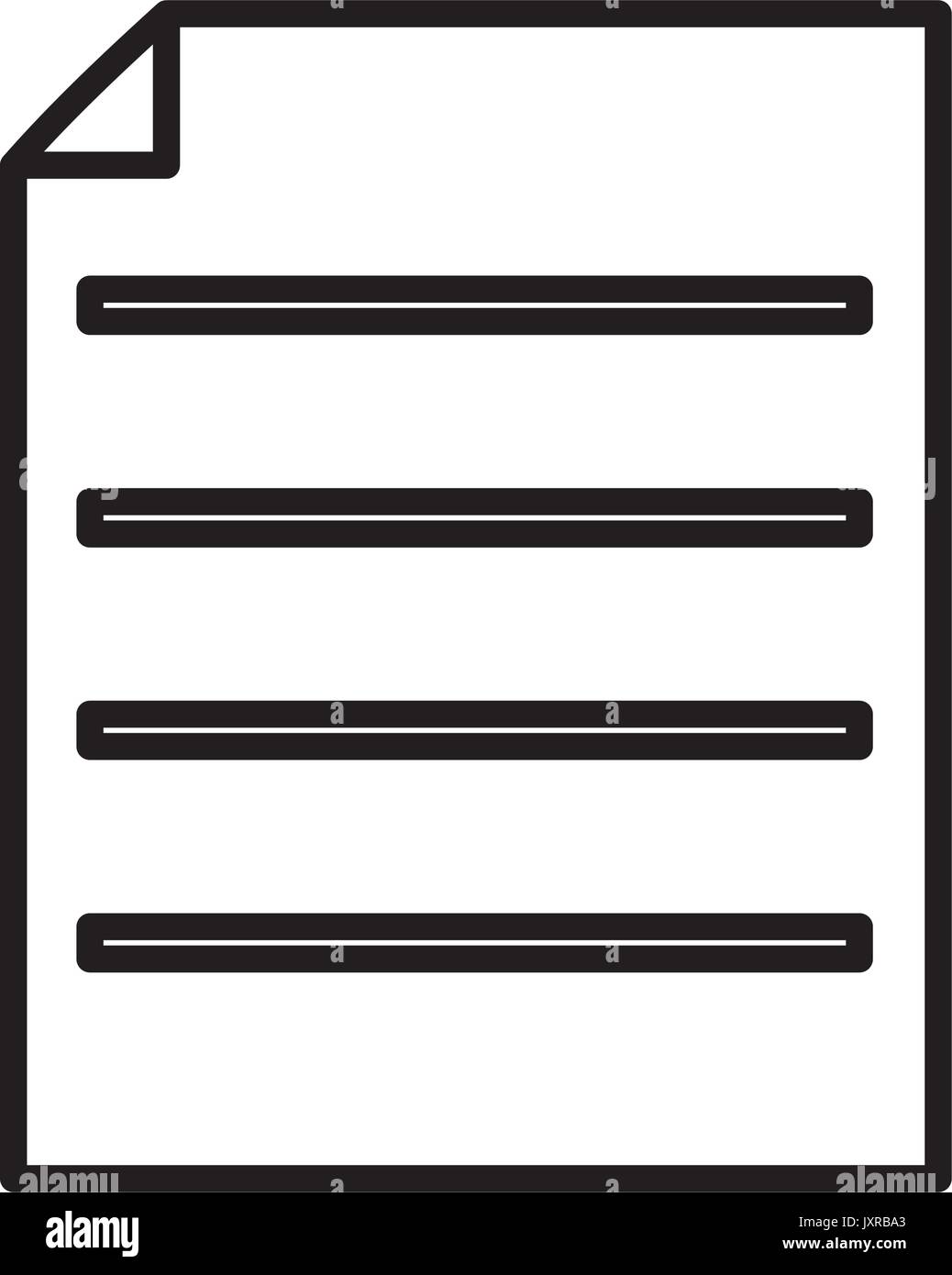 document page icon Stock Vector Image & Art - Alamy