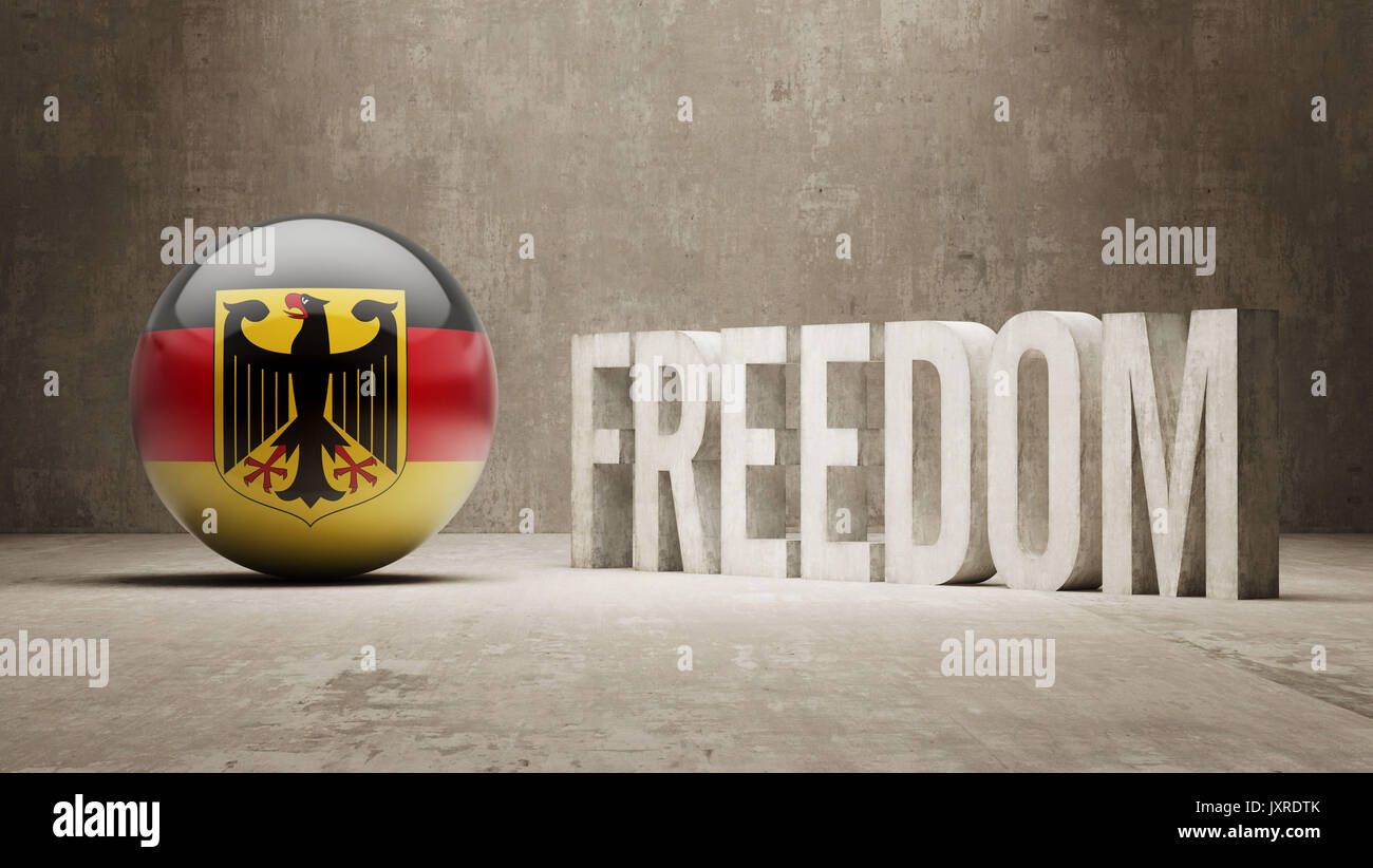 Germany High Resolution Freedom Concept Stock Photo - Alamy