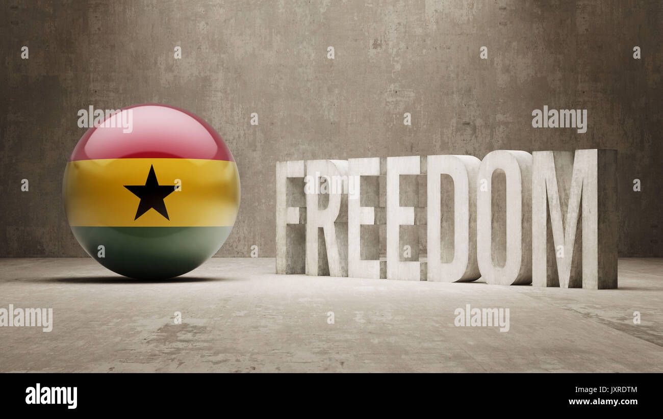 Ghana High Resolution Freedom Concept Stock Photo - Alamy