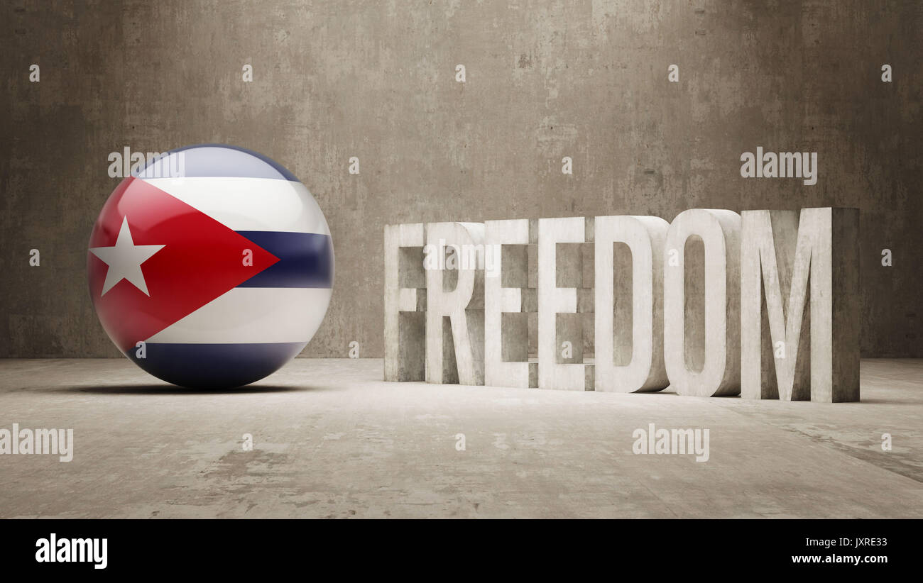 Cuba High Resolution Freedom Concept Stock Photo - Alamy