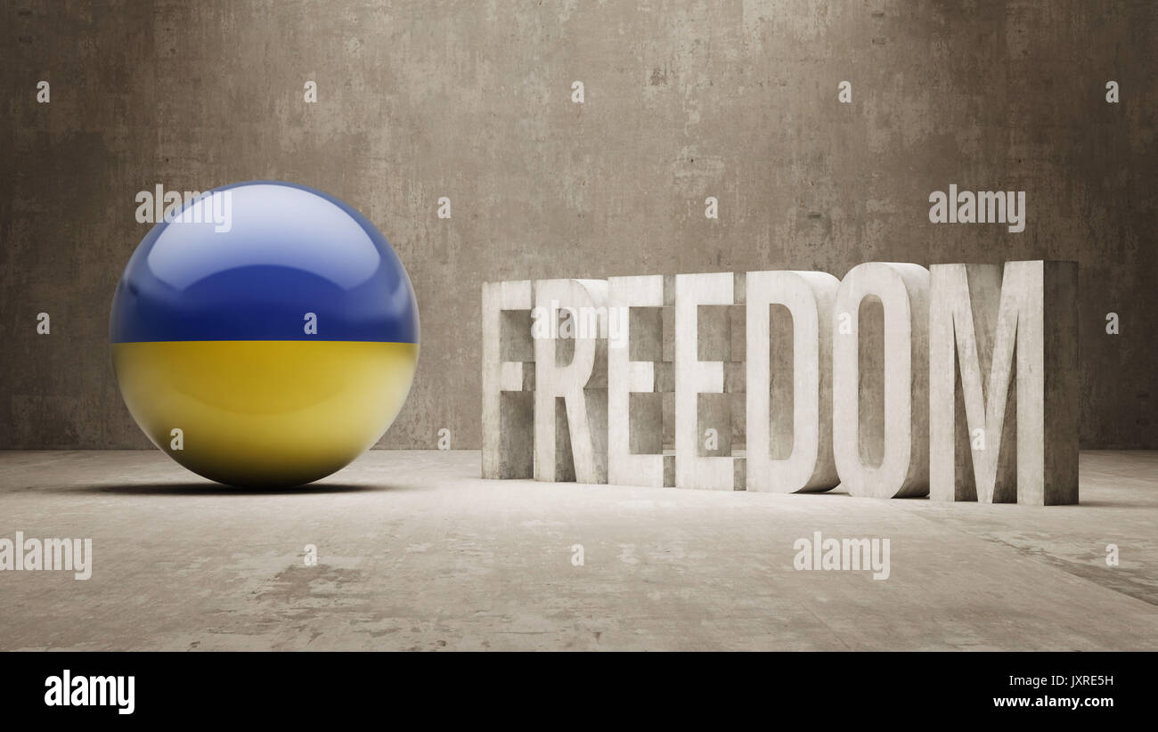 Ukraine High Resolution Freedom Concept Stock Photo - Alamy