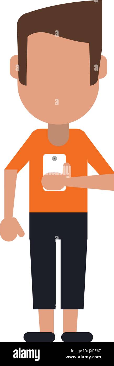 person using phone icon image Stock Vector Image & Art - Alamy