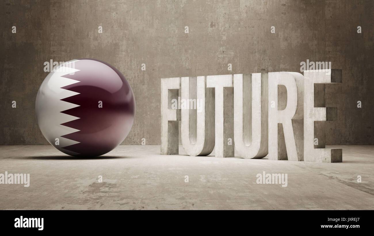 Qatar High Resolution Future Concept Stock Photo - Alamy