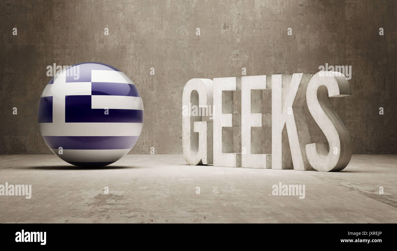 Greece High Resolution Geeks Concept Stock Photo - Alamy