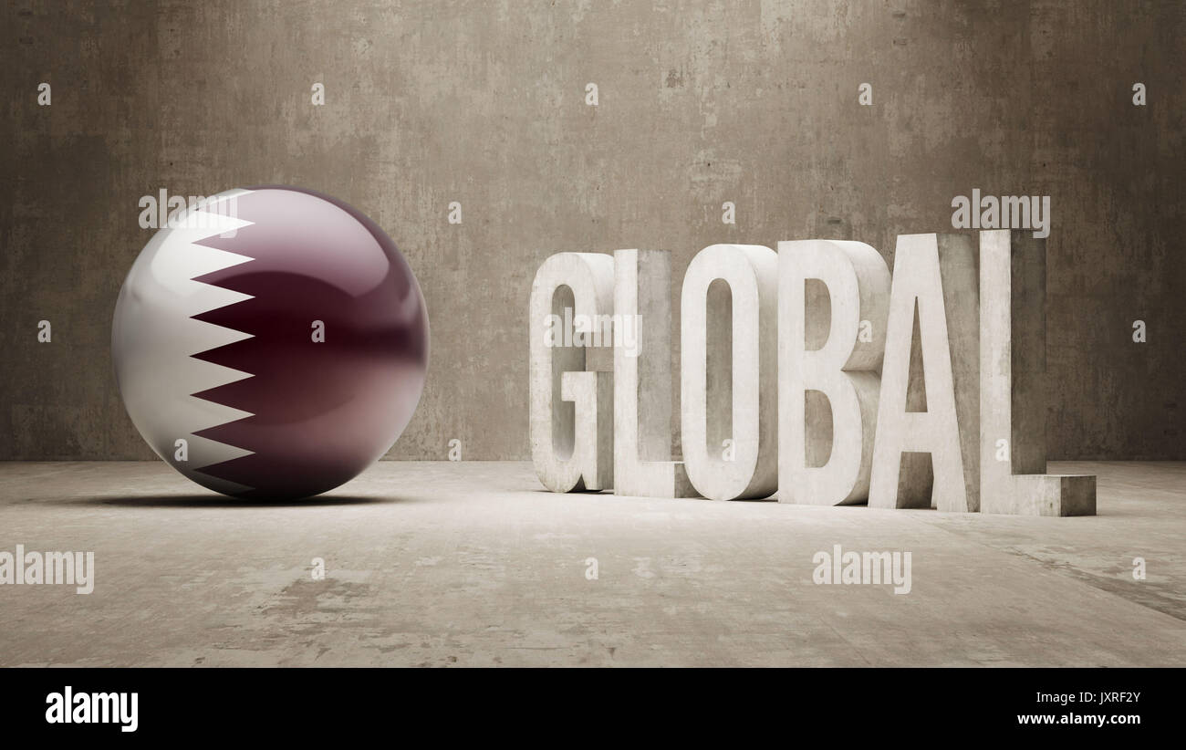 Qatar High Resolution Global Concept Stock Photo - Alamy