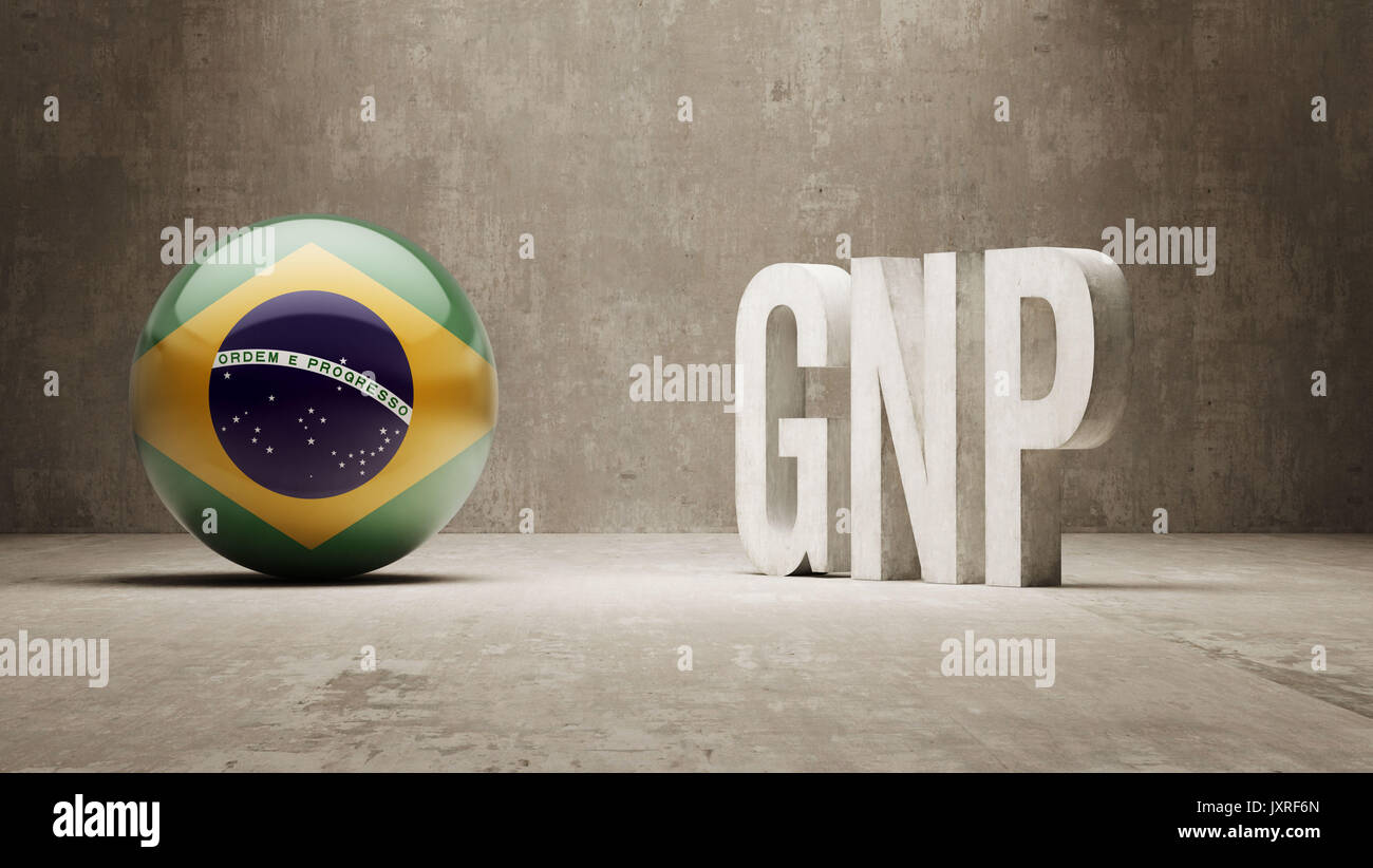 Brazil High Resolution GNP Concept Stock Photo - Alamy