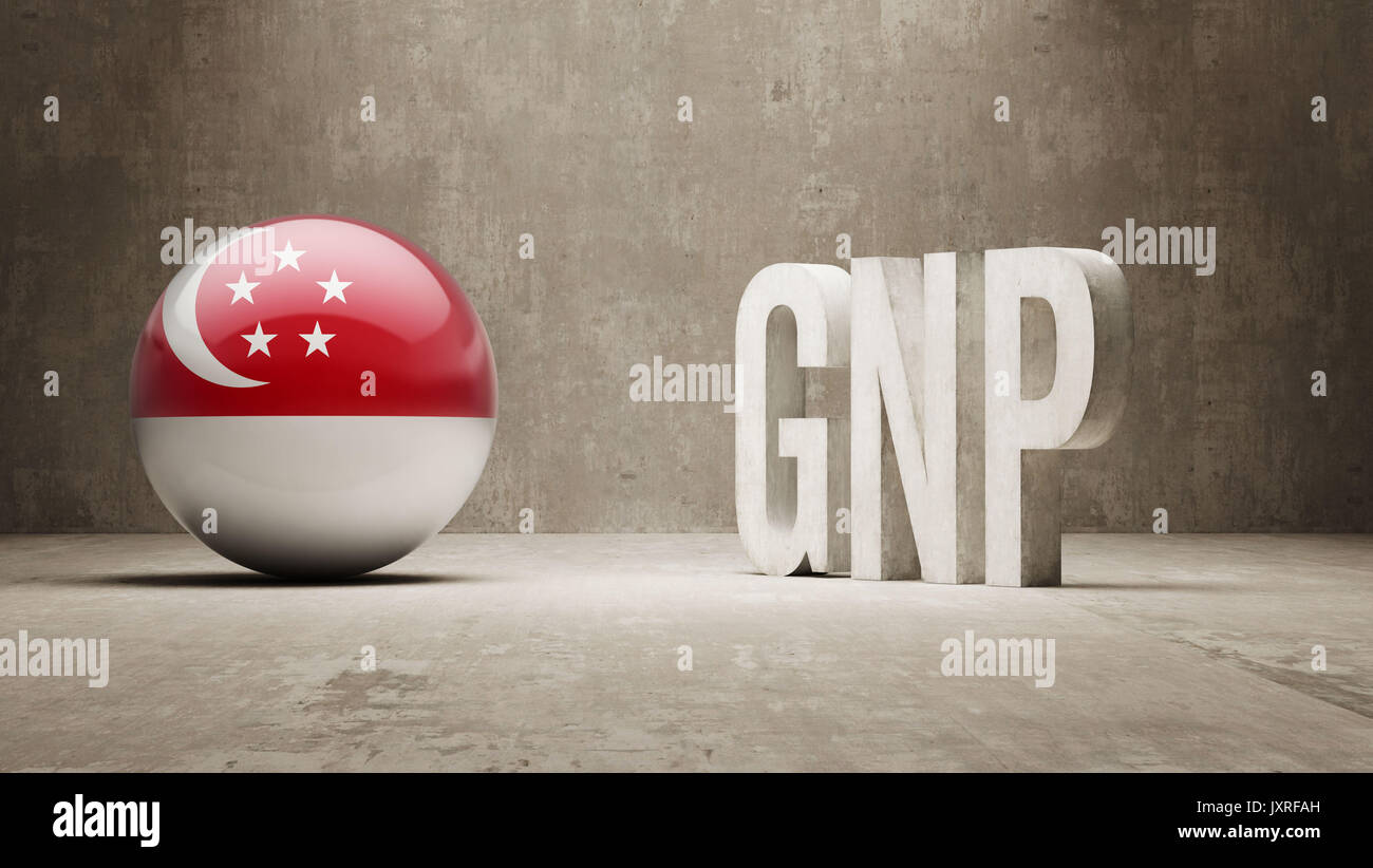 Singapore High Resolution GNP Concept Stock Photo - Alamy