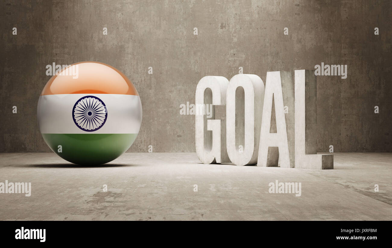 India High Resolution Goal Concept Stock Photo - Alamy
