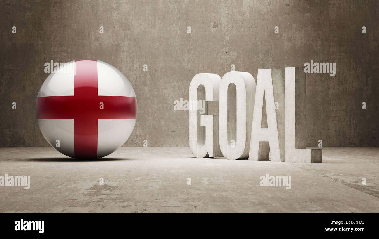 England High Resolution Goal Concept Stock Photo - Alamy