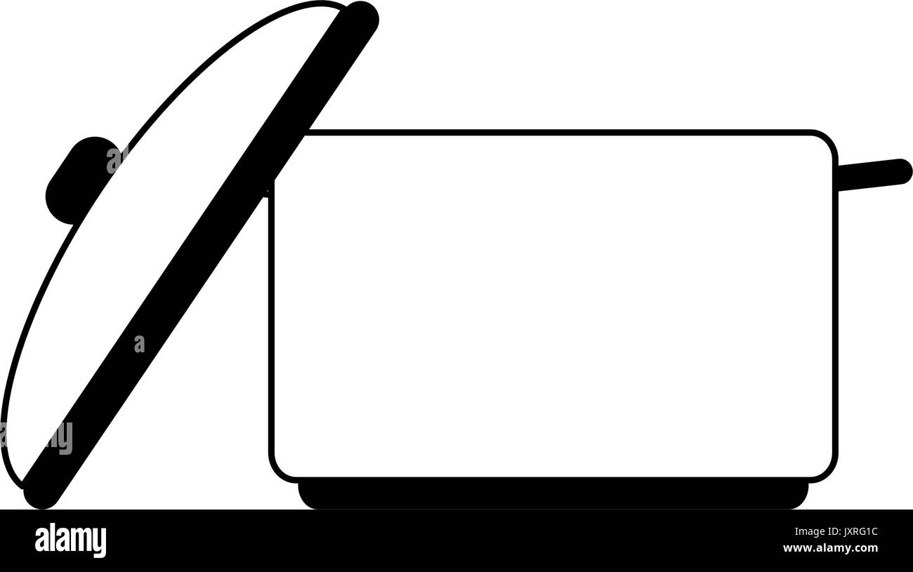 Open cooking pot Stock Vector Images - Alamy