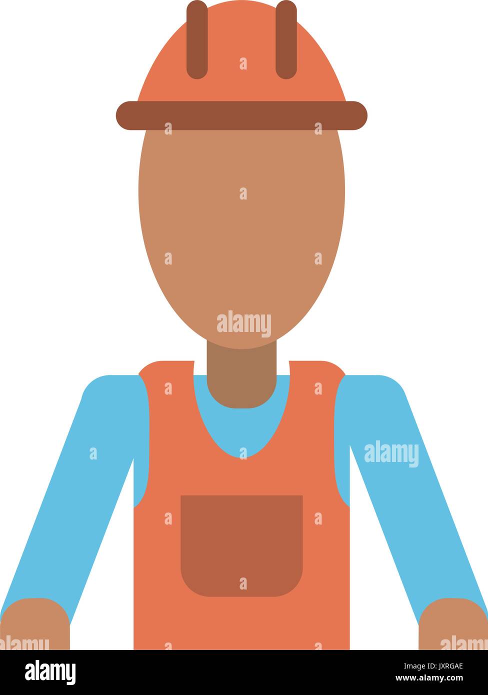 construction worker contractor avatar icon image Stock Vector Image ...